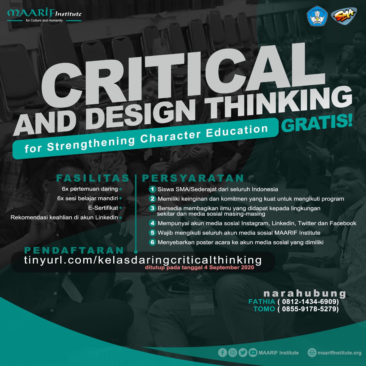 Call for Participant: Critical dan Design Thinking - MAARIF Institute